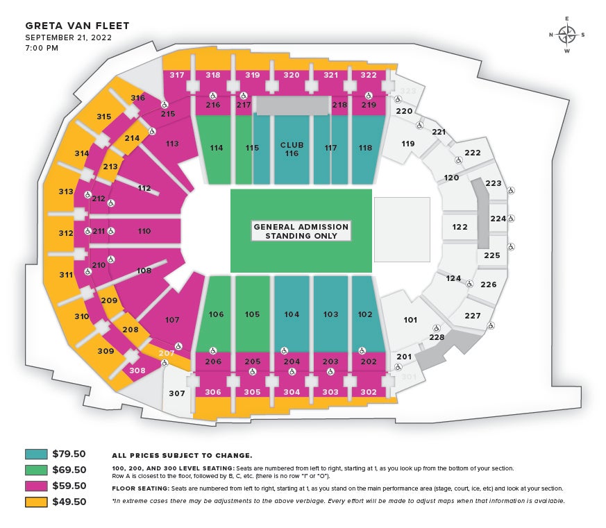 Seating Charts | Iowa Events Center