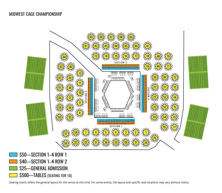 Mcc Members Seating Map