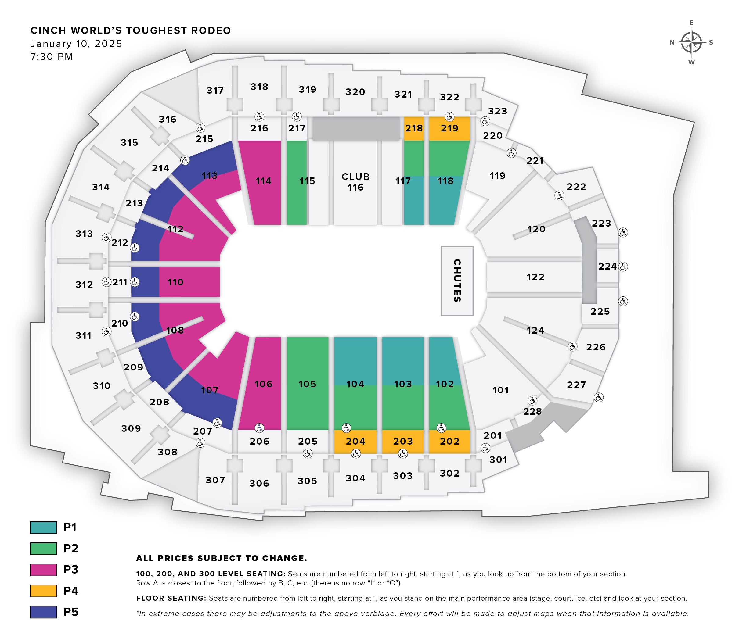 Seating Charts | Iowa Events Center